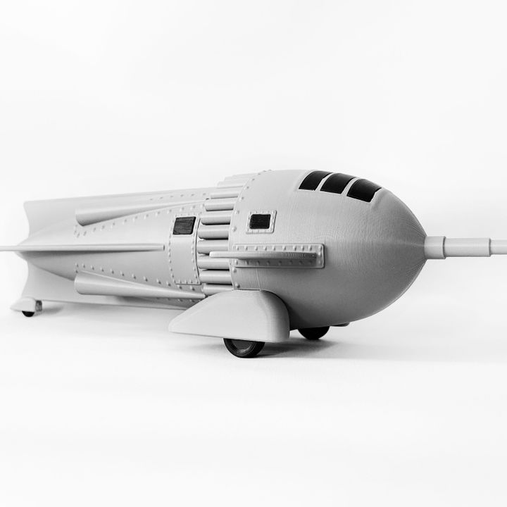 3D Printable Zarkov’s Rocket – Flash Gordon 3D Printed Model by Zanis ...