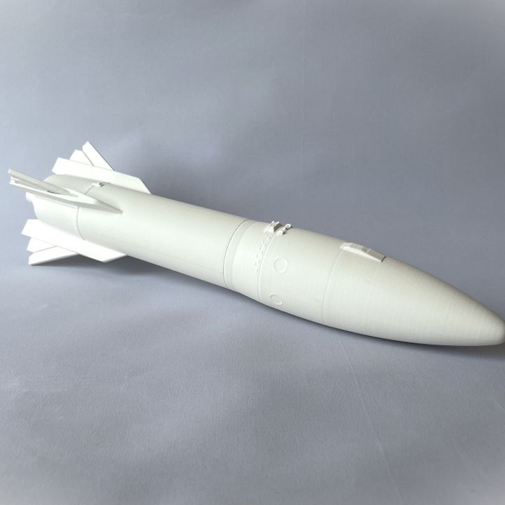 3D Printable AIR-2 Genie Rocket – 3D Printed Model by Zanis Eidins