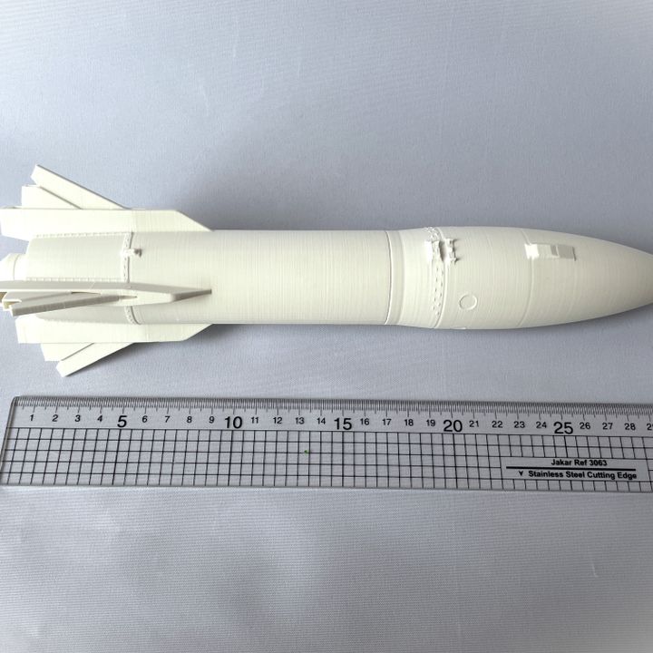 3D Printable AIR-2 Genie Rocket – 3D Printed Model by Zanis Eidins