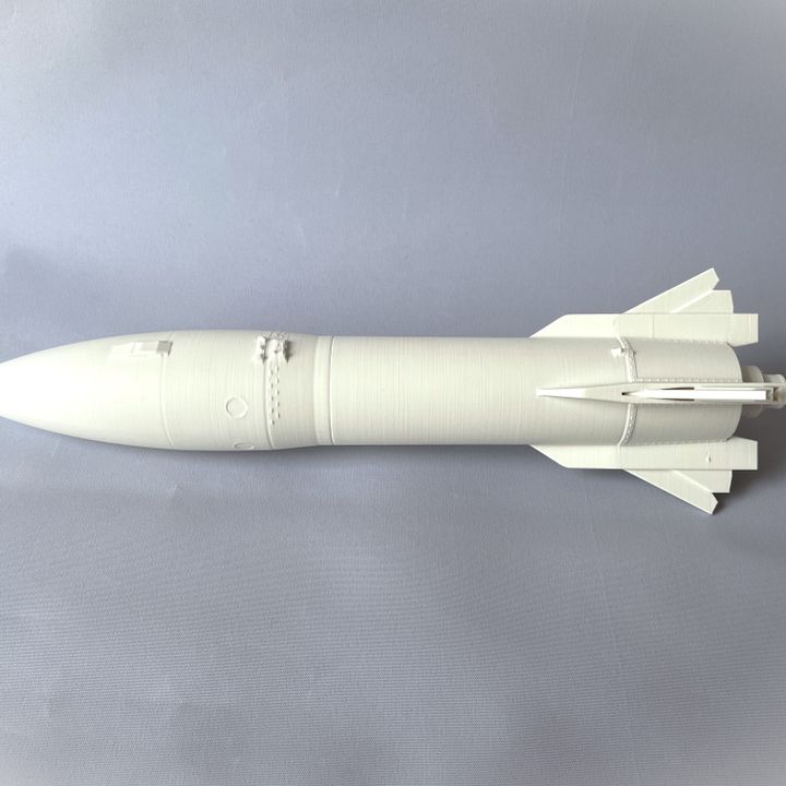 3D Printable AIR-2 Genie Rocket – 3D Printed Model by Zanis Eidins