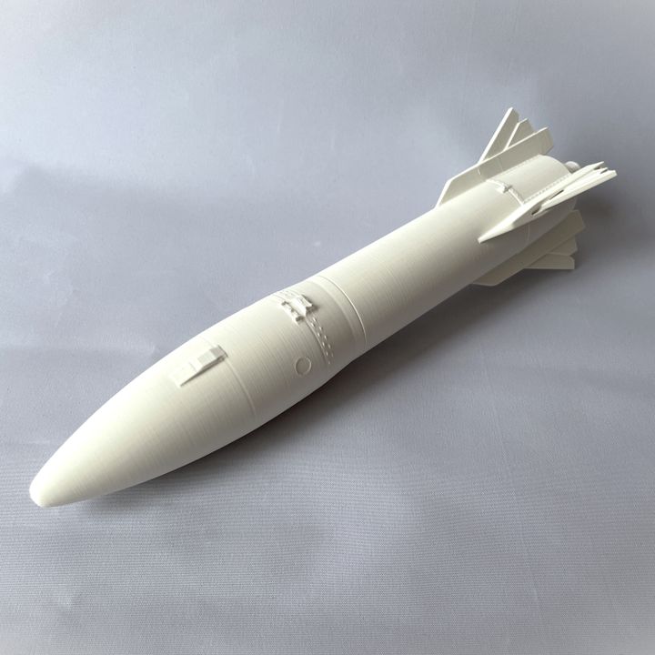 3D Printable AIR-2 Genie Rocket – 3D Printed Model by Zanis Eidins