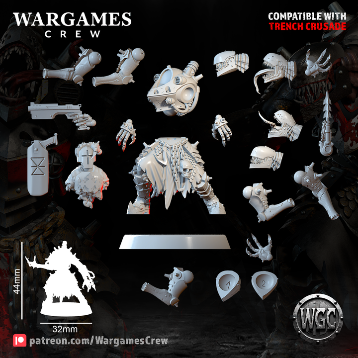 3D Printable Abyssal Shade Operative by WargamesCrew