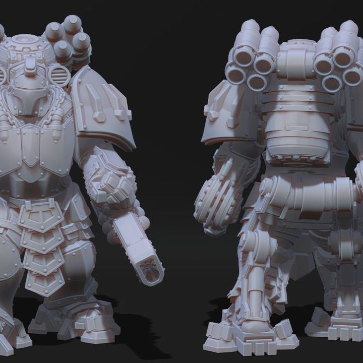 3D Printable Tempest Legion V3 - Annihilators by The Makers Cult