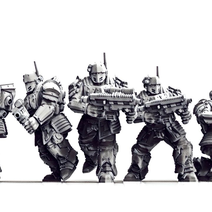3D Printable Black Knights - Recon Squad by The Makers Cult