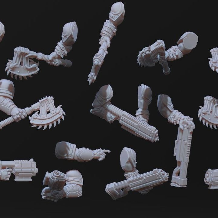 3D Printable Tempest Legion V3 - Troops by The Makers Cult