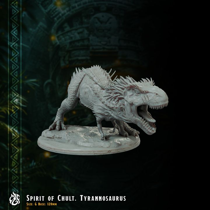 3D Printable Spirit of Chult, Tyrannosaurus by Crippled God Foundry