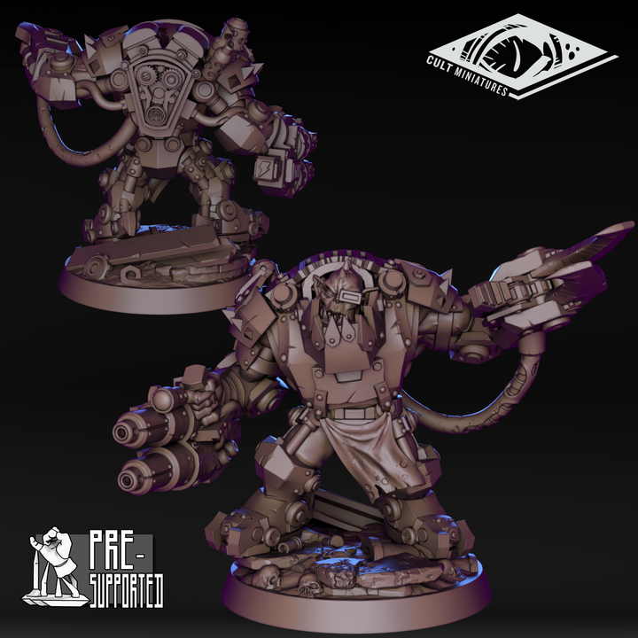 3D Printable Mega-Armor Space Orc Squad by Cult Miniatures