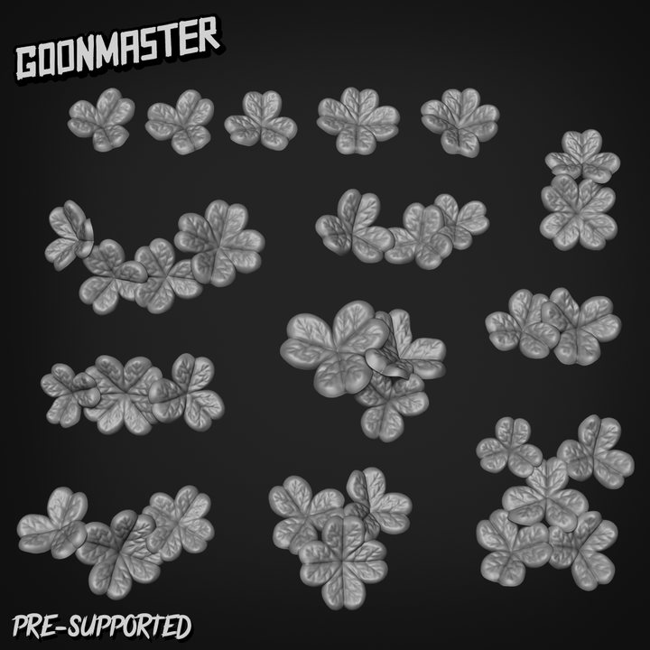 3D Printable Basing Bits 257 - Clover by Goon Master