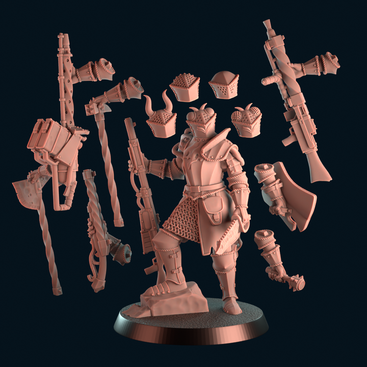3D Printable The Hollow War - Mantis Knight by koolkiwi Miniatures