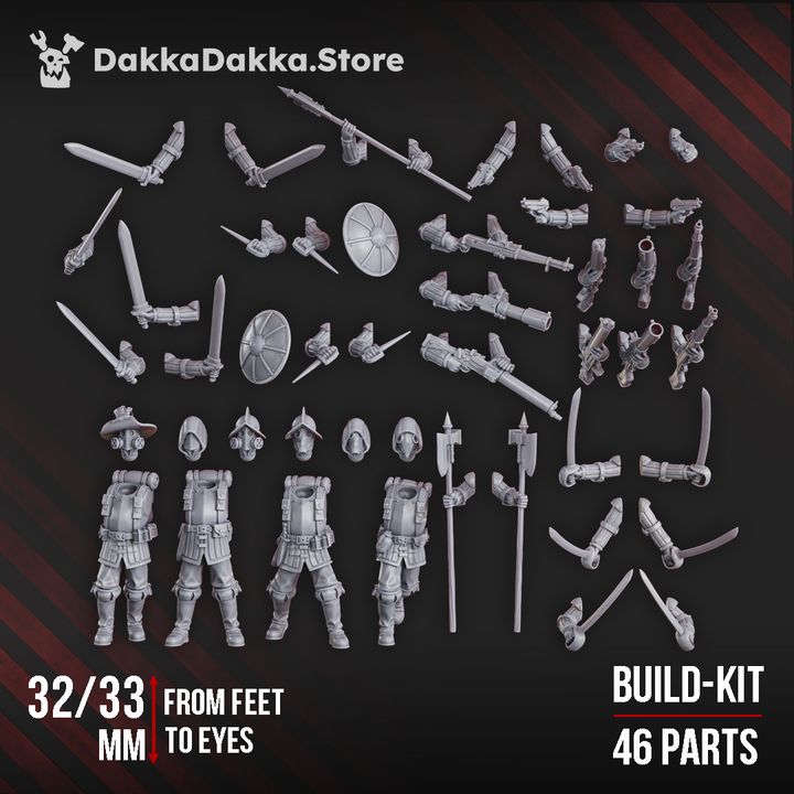 3D Printable Torquemada’s Inquisition (COMPLETE EDITION) by dakkadakka ...