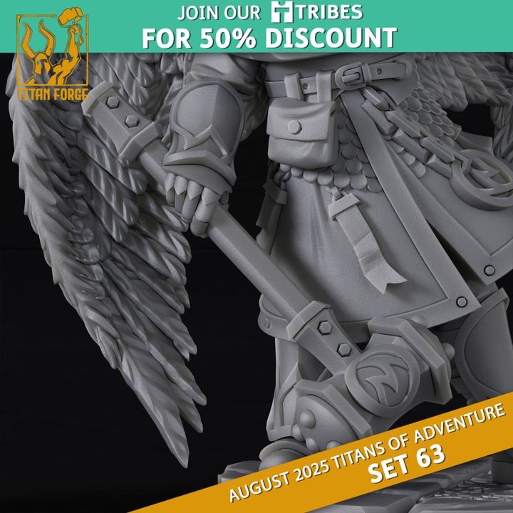 3D Printable Male Angel Cleric - DnD Hero Characters - Titans of ...
