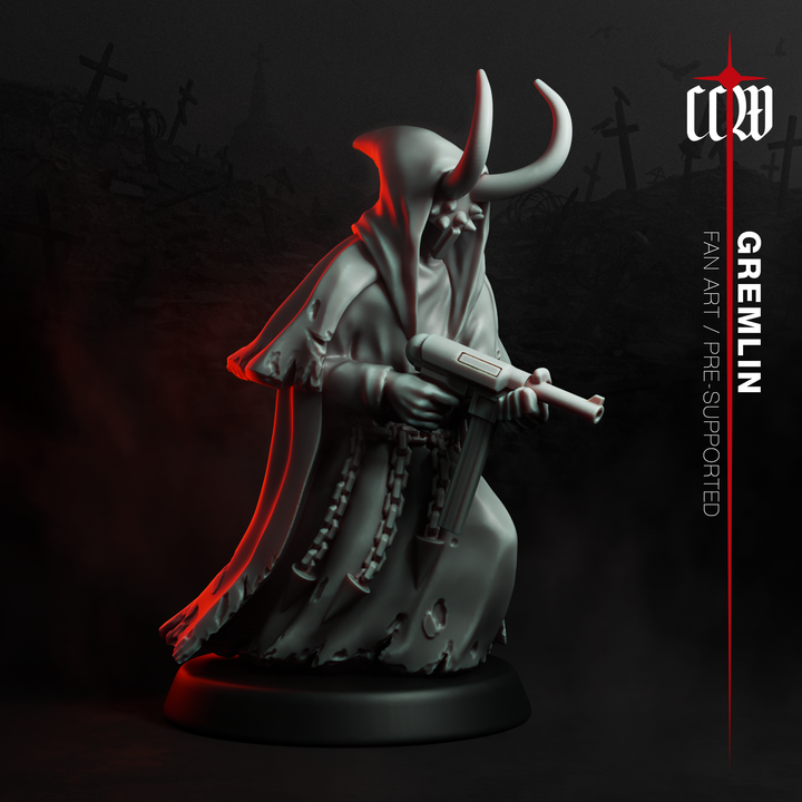 3D Printable Gremlin (A.K.A. Steve) by CursedClayWorks