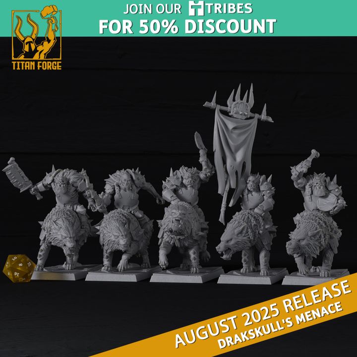 3D Printable Titan Forge Miniatures - 2025 - August - Drakskull's ...