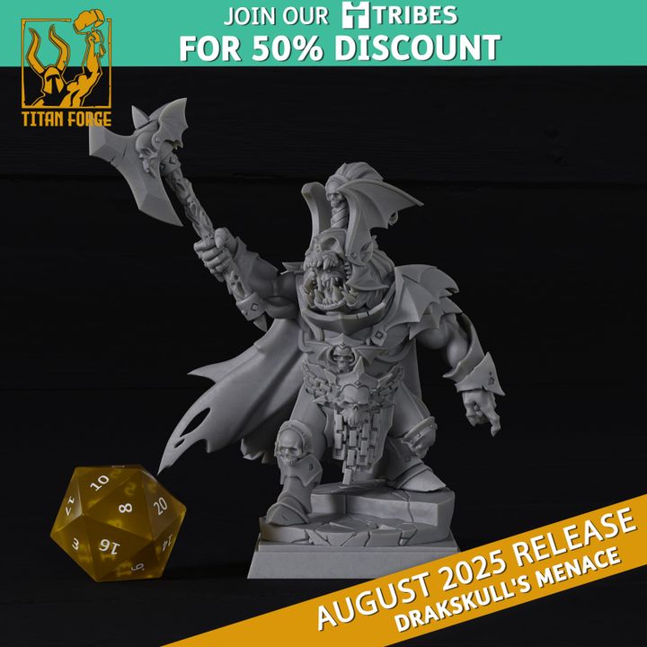 3D Printable Titan Forge Miniatures - 2025 - August - Drakskull's ...