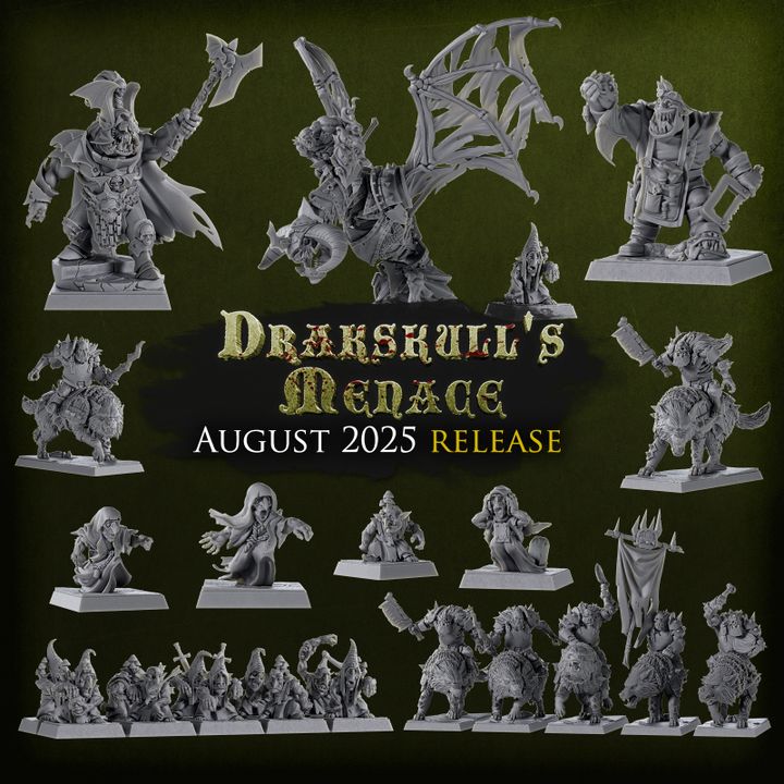 3D Printable Titan Forge Miniatures - 2025 - August - Drakskull's ...