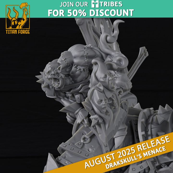 3D Printable Undead Wywern - Drakskull's Menace - Titan Forge ...