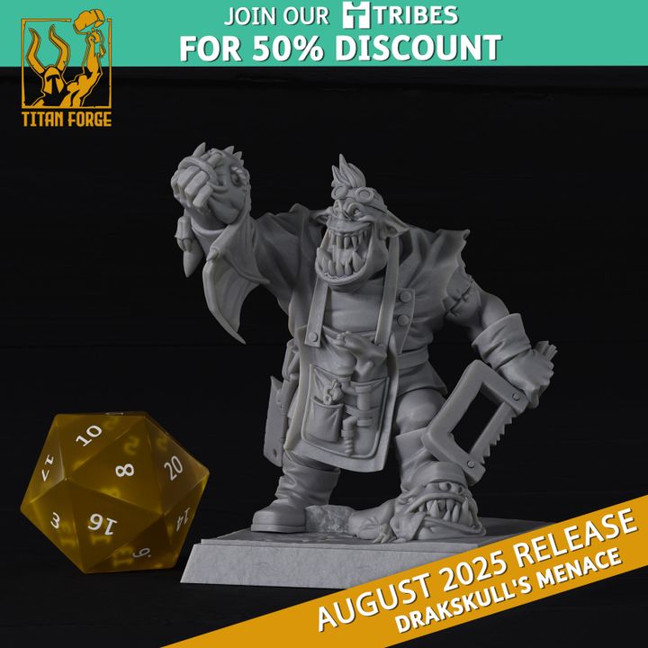 3D Printable DoctOrk - Drakskull's Menace - Titan Forge Miniatures ...