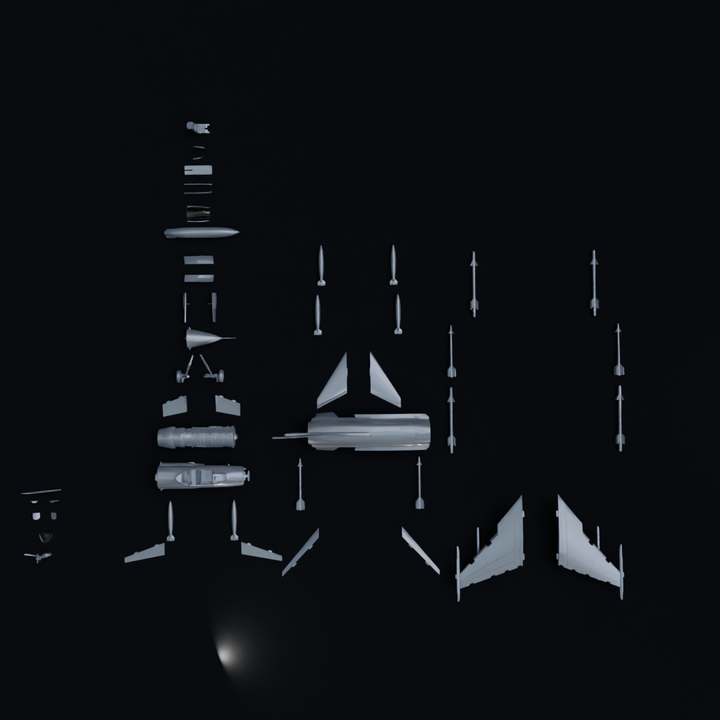 3D Printable Israeli IAI Lavi Strike Fighter by The Military Industrial ...