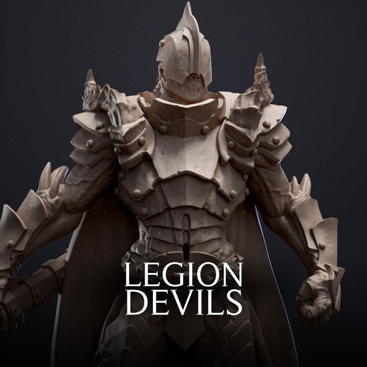 3D Printable Legion Devils by Comet Lord Miniatures