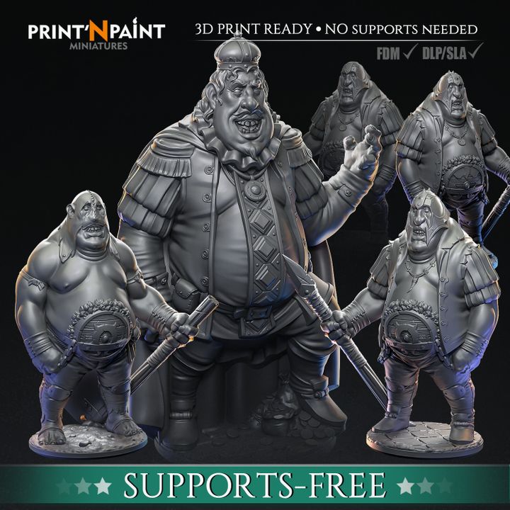 3D Printable 5 Mini Bundle - Ogre Dynasty by Leonardo Escovar