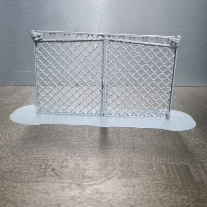 3D Printable zone mortalis - Fence gate - Stand-alone by Crea'Tim