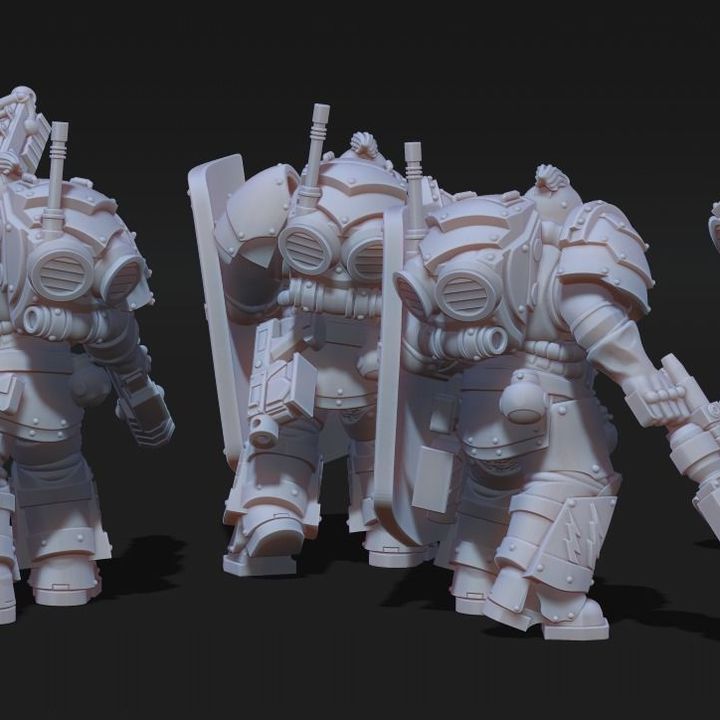 3D Printable Tempest Legion V2 - Void Legionaries by The Makers Cult