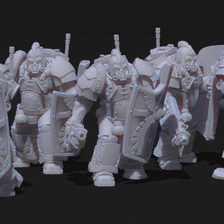 3D Printable Tempest Legion V2 - Void Legionaries by The Makers Cult