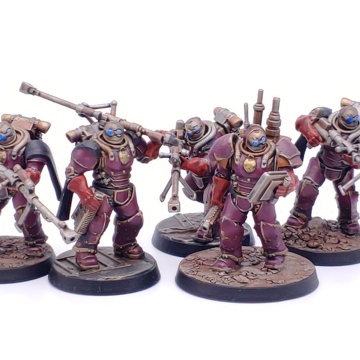 3D Printable Tempest Legion V2 - Heavy Snipers by The Makers Cult