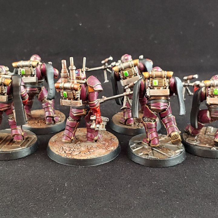 3D Printable Tempest Legion V2 - Heavy Snipers by The Makers Cult