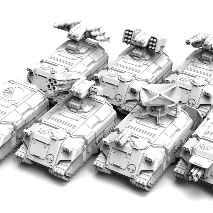 3D Printable Tempest Legion V3 - Euphractus Support Vehicle by The ...