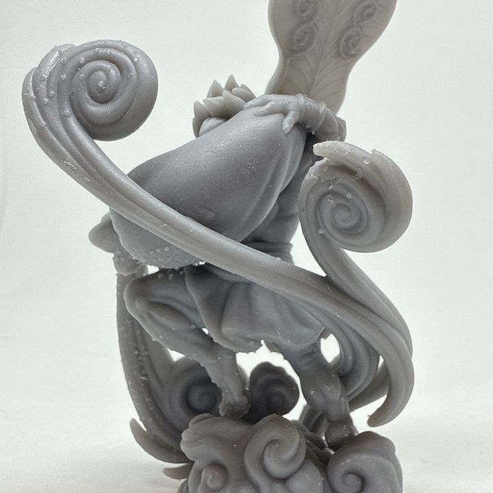 3D Printable Fujin the wind god by Willy Kao