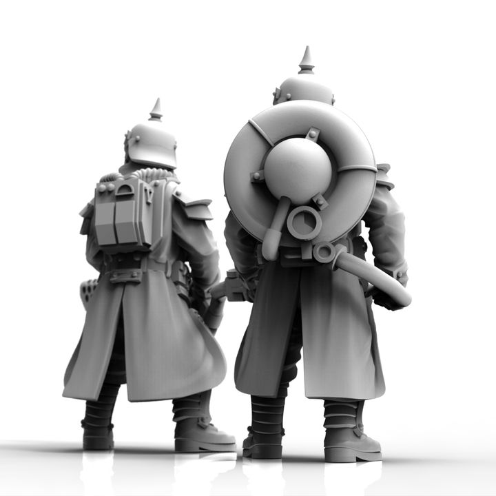 3D Printable Valour Korps - Shock Infantry Heavy Weapons by The Makers Cult