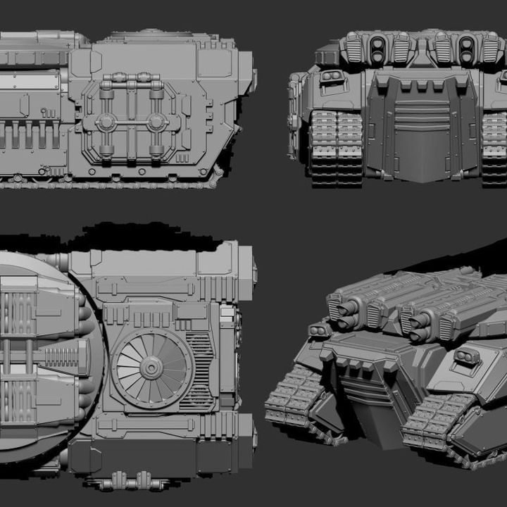 3D Printable Tempest Legion V3 - Eomanis AFV by The Makers Cult