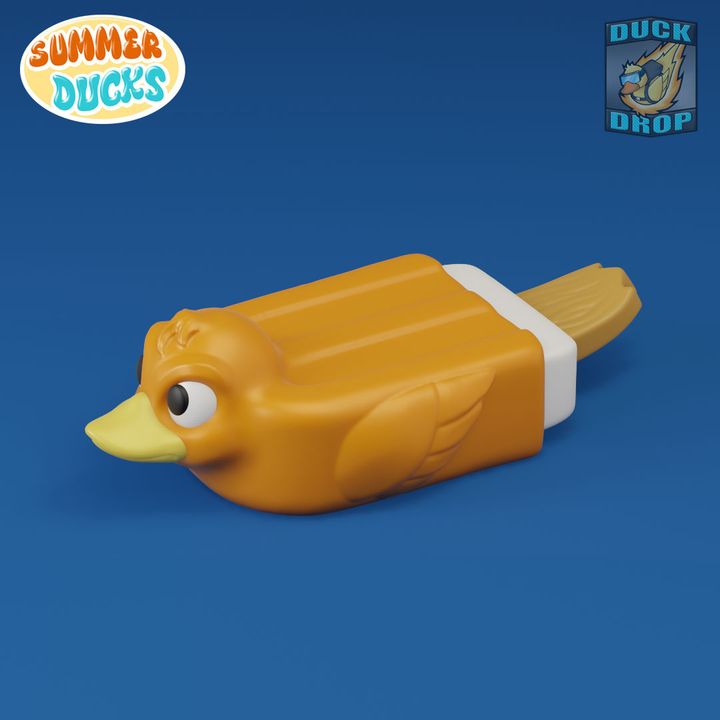 3D Printable Ducksicle - Summer Rubber Duck - Pre-Supported and Multi ...