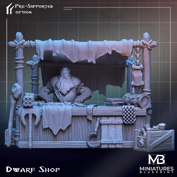3D Printable The Dwarf Village - August 2025 Release by Miniatures ...