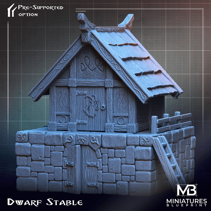 3D Printable The Dwarf Village - August 2025 Release by Miniatures ...