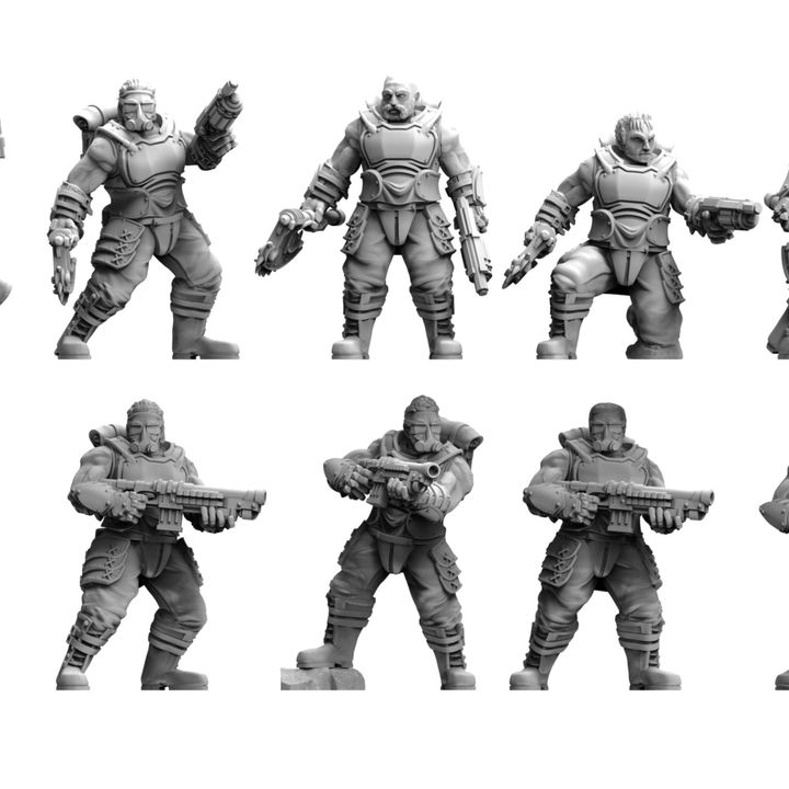 3D Printable Tempest Legion V3 - Recon Squad by The Makers Cult