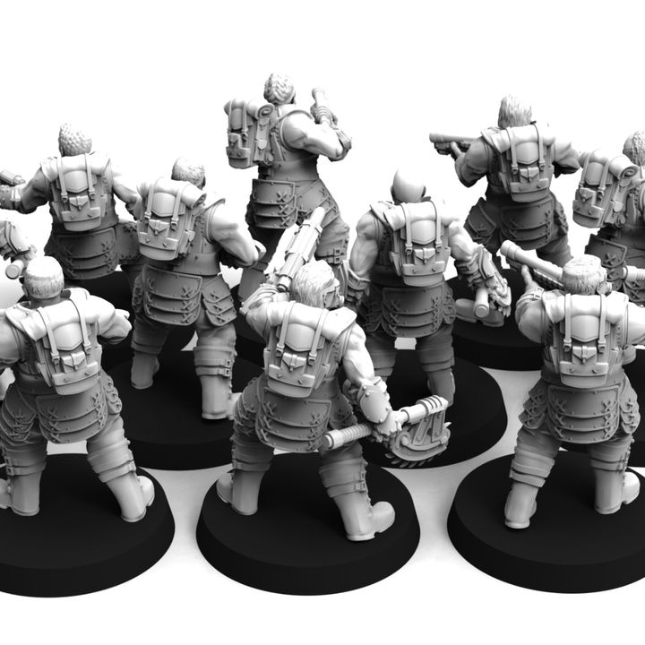 3D Printable Tempest Legion V3 - Recon Squad by The Makers Cult