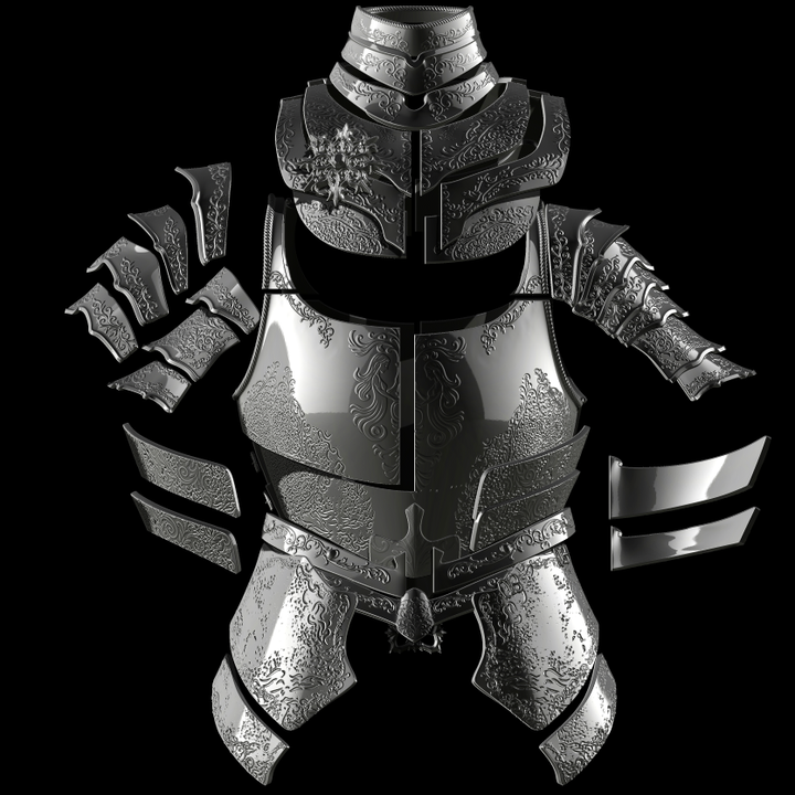3D Printable BLAIDD PLATE ARMOR - Elden Ring Cosplay Fan Art Stl Model ...