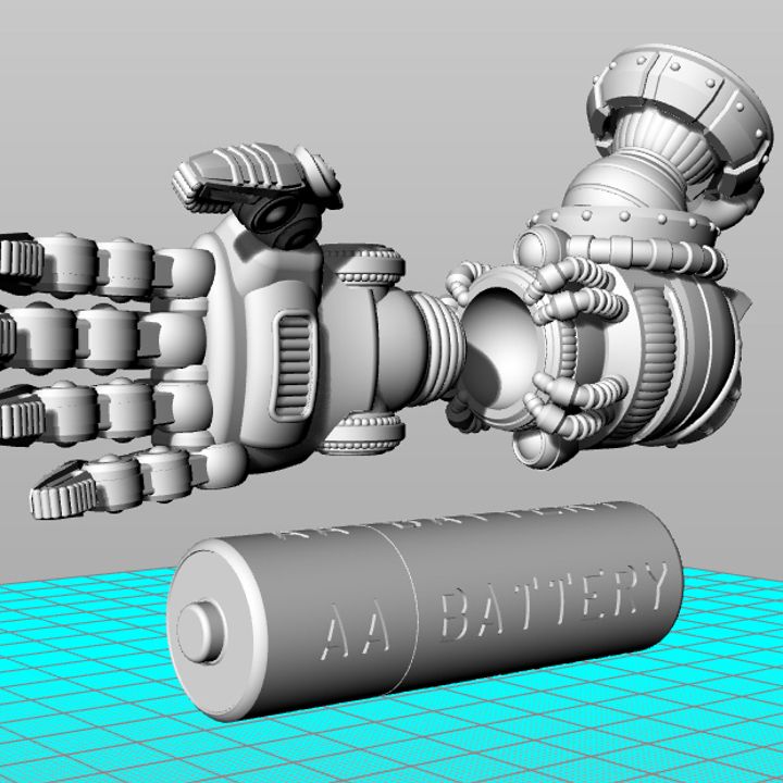3D Printable Armored Gauntlets 1 by John Bear Ross