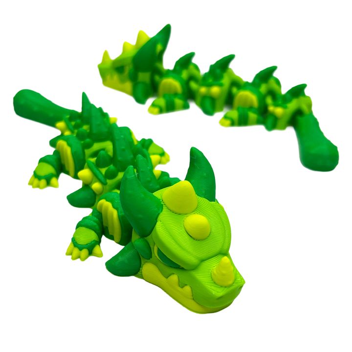3D Printable Mini Pickle Dragon by Steven Wolf Studio