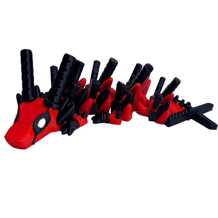 3D Printable Mini Dead Dragon by Steven Wolf Studio