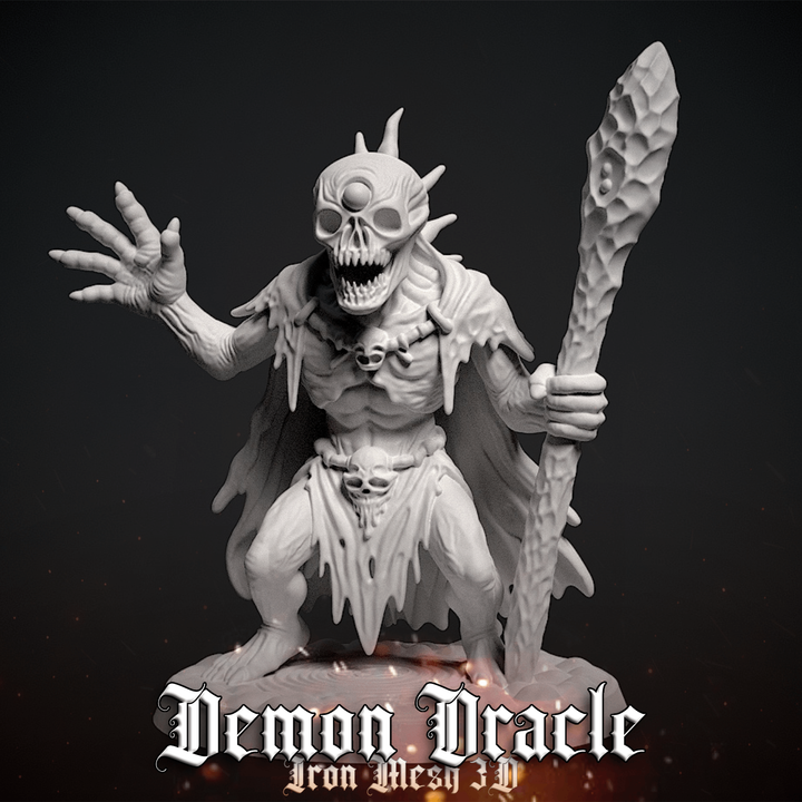 3D Printable Demon Oracle by Iron-Mesh-3D