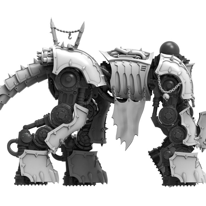 3D Printable Centaur knight - Chaos armour pack only by The Makers Cult