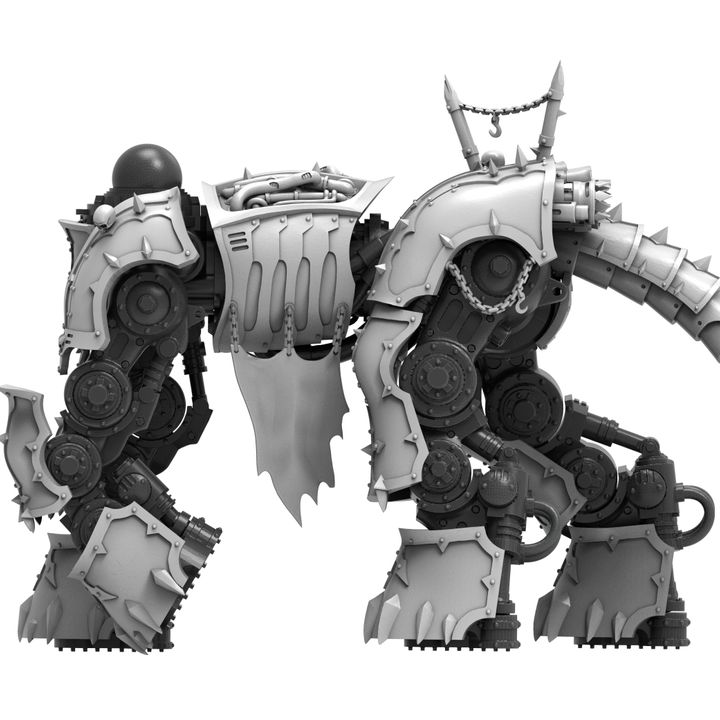3D Printable Centaur knight - Chaos armour pack only by The Makers Cult