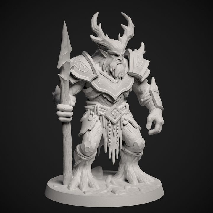 3D Printable Warrior Ent by Iron-Mesh-3D