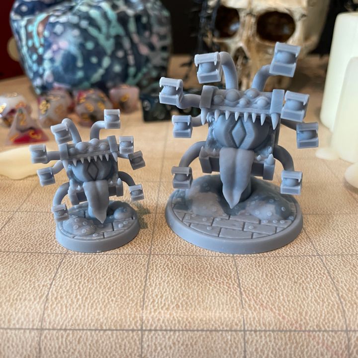 3D Printable Beholder Mimic | Hidden Horrors by Lostlight Minis