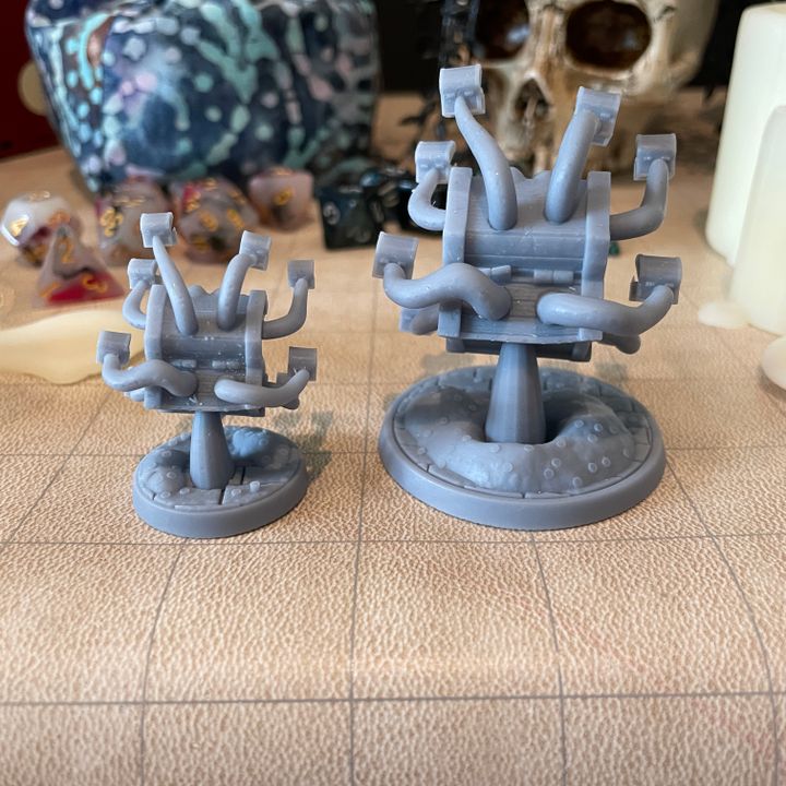 3D Printable Beholder Mimic | Hidden Horrors by Lostlight Minis