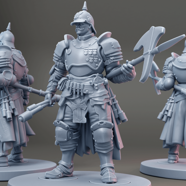 3D Printable Mackensen (B) - Zug 7 Warband - Lieutenant - Pike ...