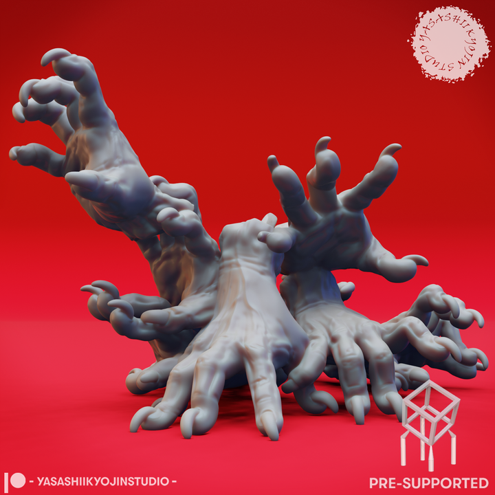 3D Printable Crawling Claw Swarm - Tabletop Miniature (Pre-Supported ...